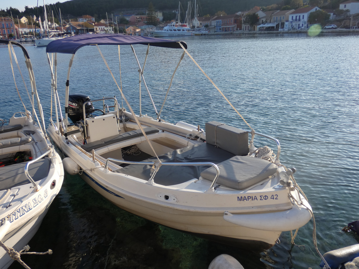 Regina's Boats, Fiskardo - Kefalonia by Anna